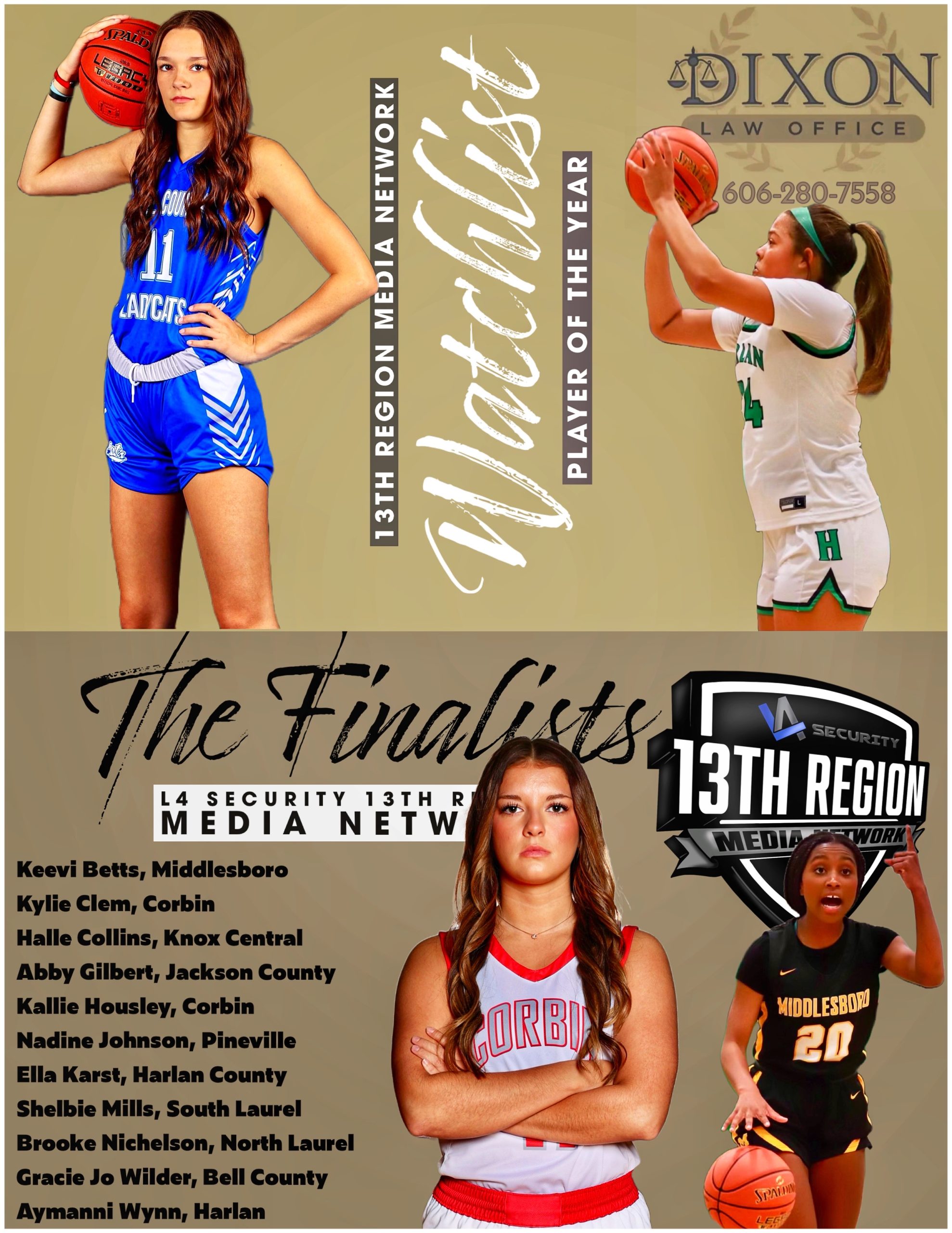 Dixon Law Office Presents 13th Region Media Network Week 4 Girls ...